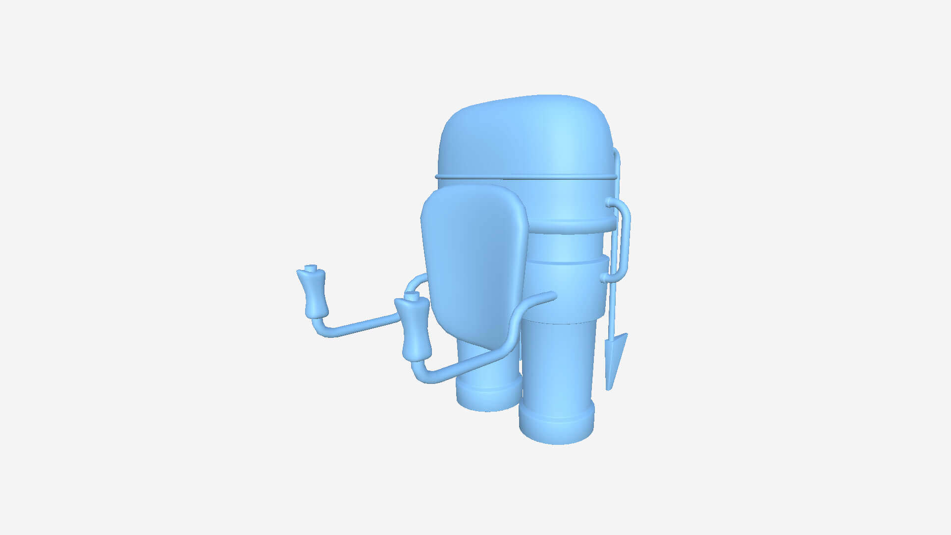 Jetpack Model C 05 - White and Gold by gsommer