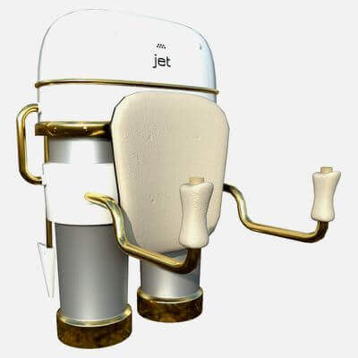 Jetpack Model C 05 - White and Gold by gsommer