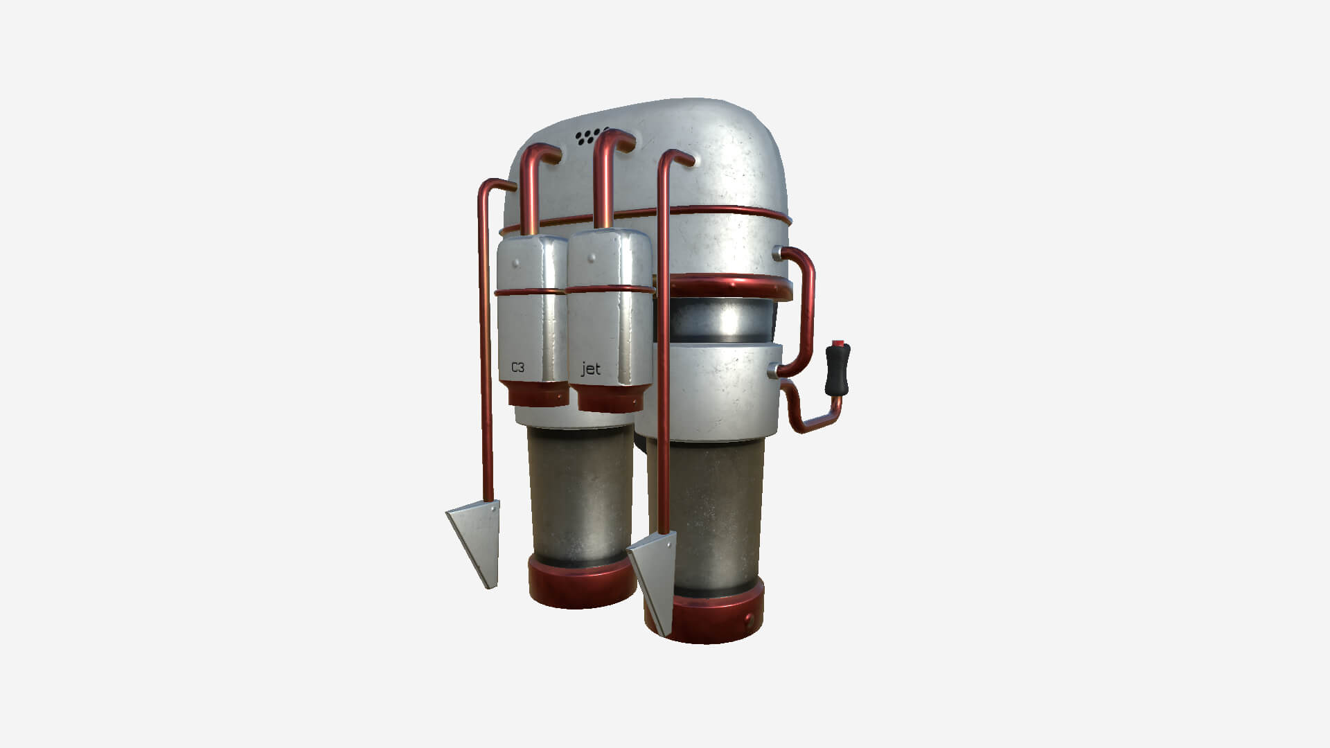 Jetpack Model C 07 - Red Steel by gsommer