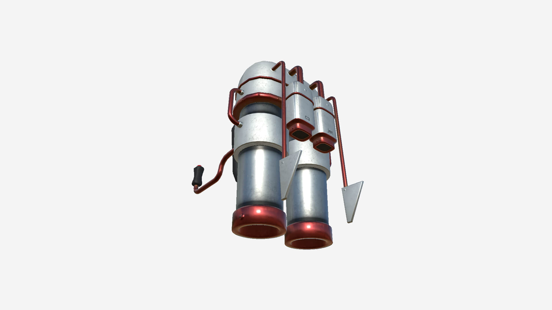 Jetpack Model C 07 - Red Steel by gsommer