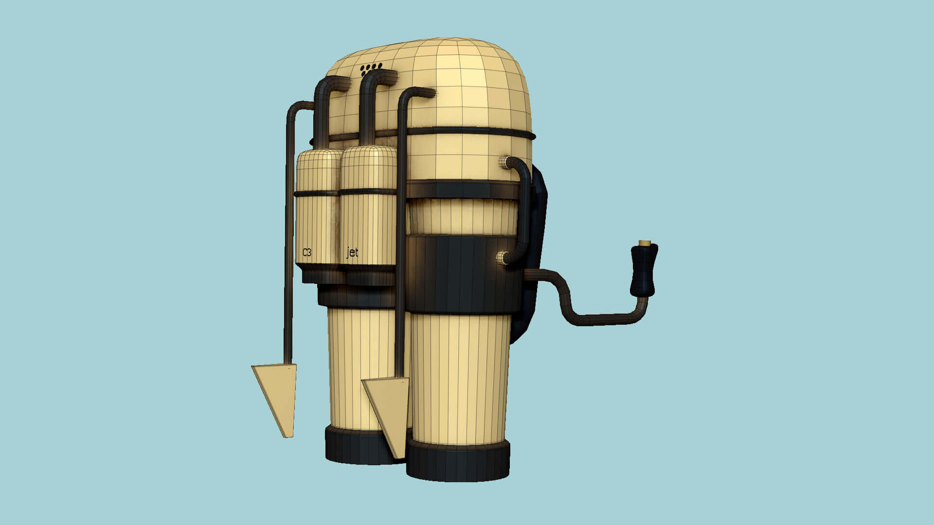Jetpack Model C 08 - Gold by gsommer