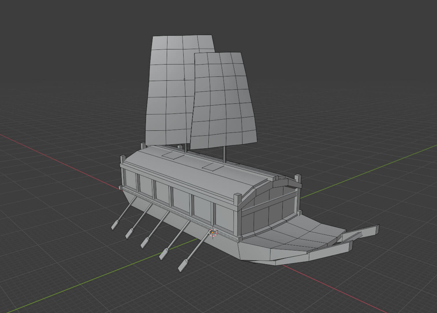 Korean Turtle Warship 01 - 3D Model by gsommer