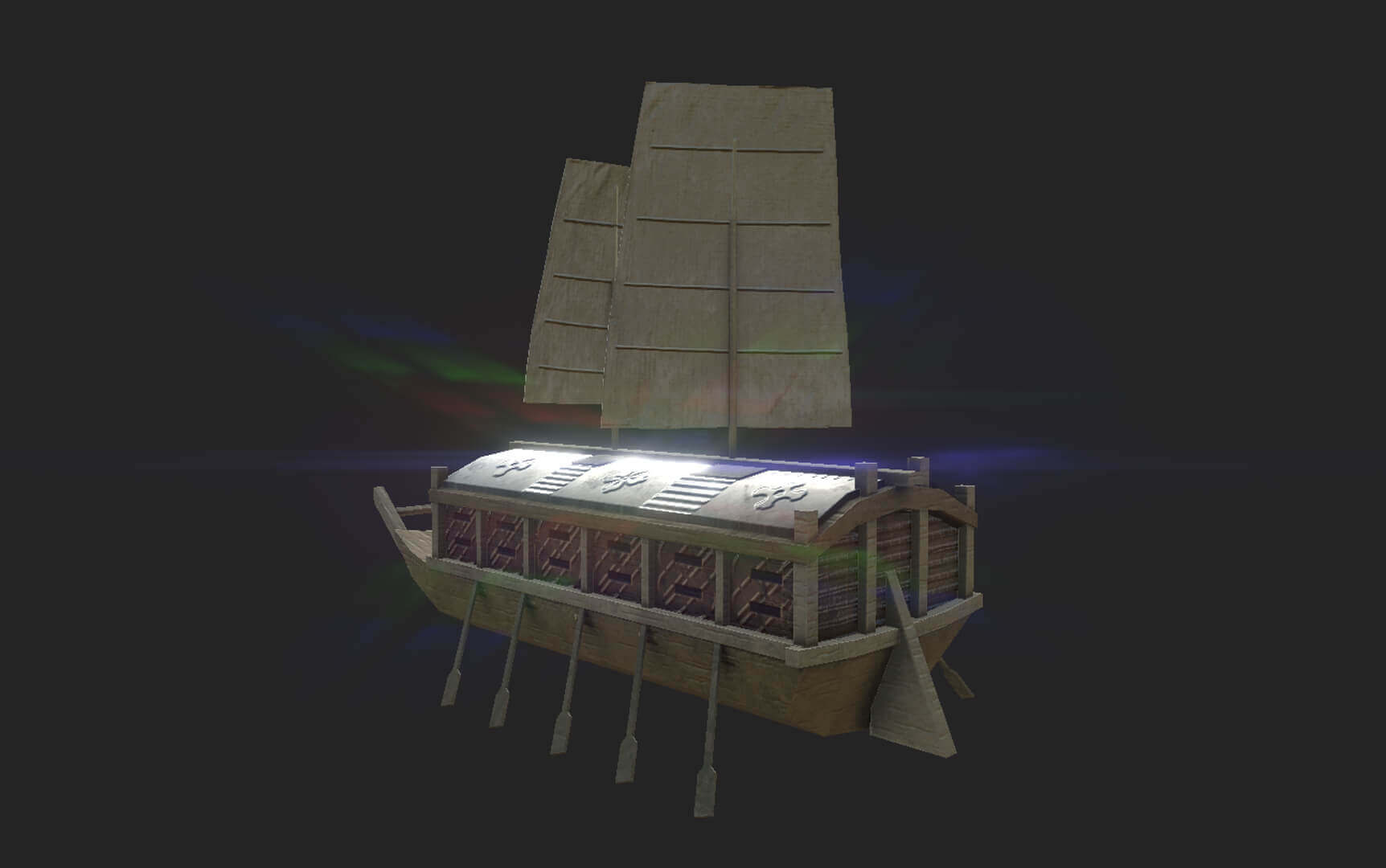 Korean Turtle Warship 01 - 3D Model by gsommer