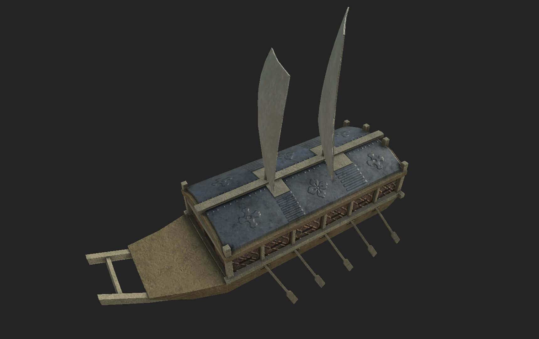 Korean Turtle Warship 01 - 3D Model by gsommer
