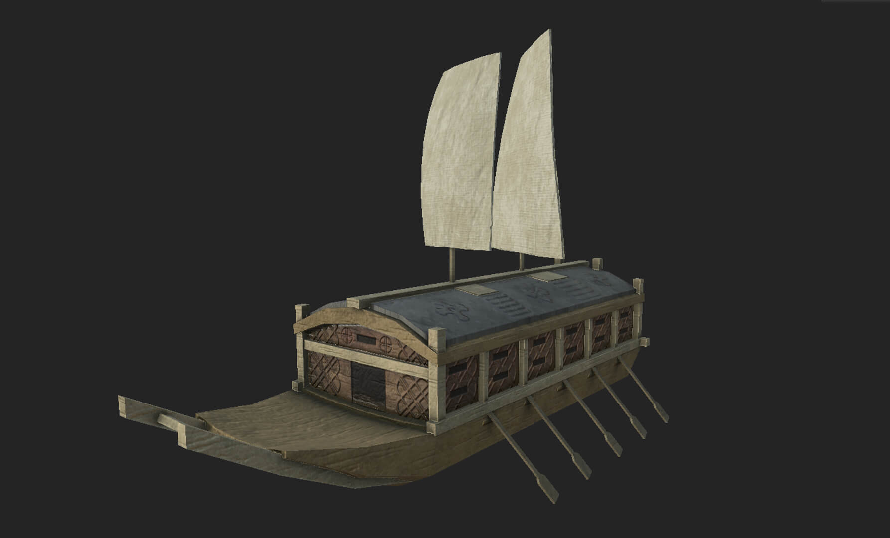 Korean Turtle Warship 01 - 3D Model by gsommer