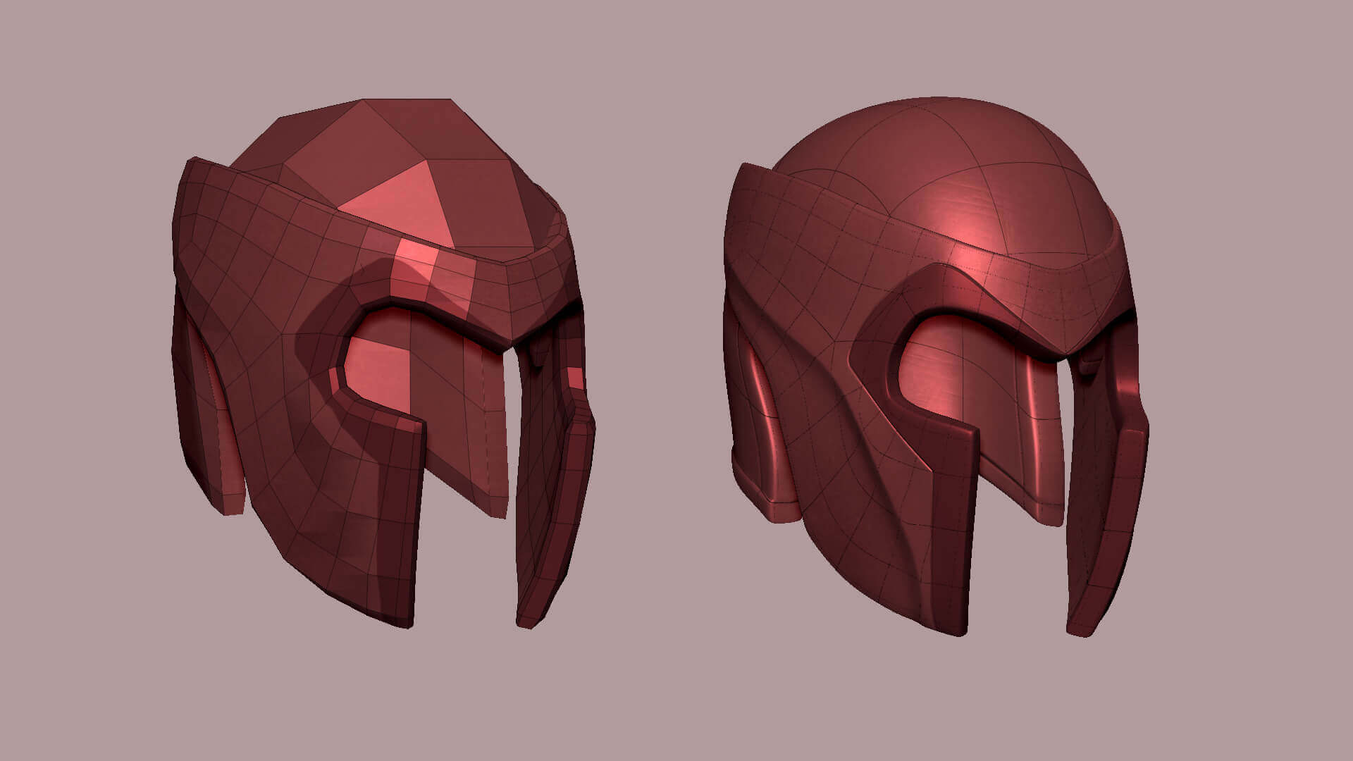 Magneto Helmet - 3D Model by gsommer