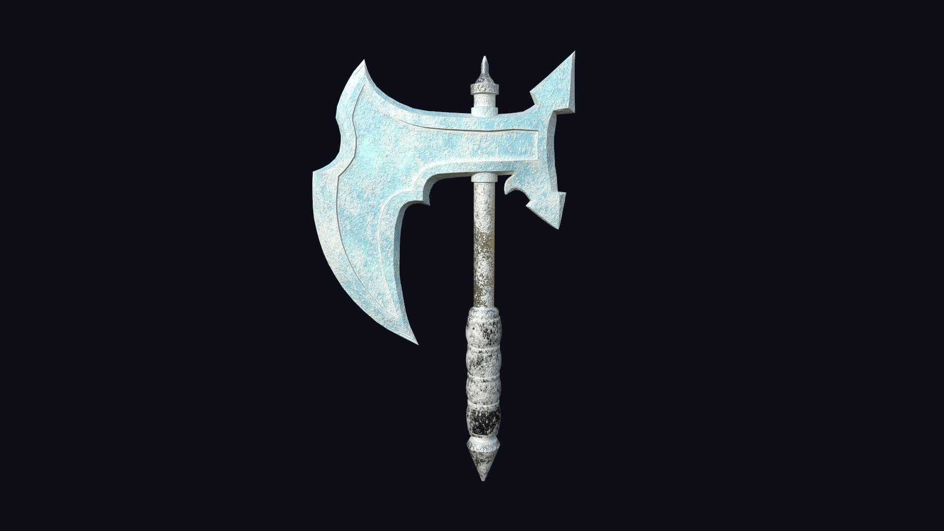 Medieval Battle Axe 08 - Ice Axe 3D Model by gsommer