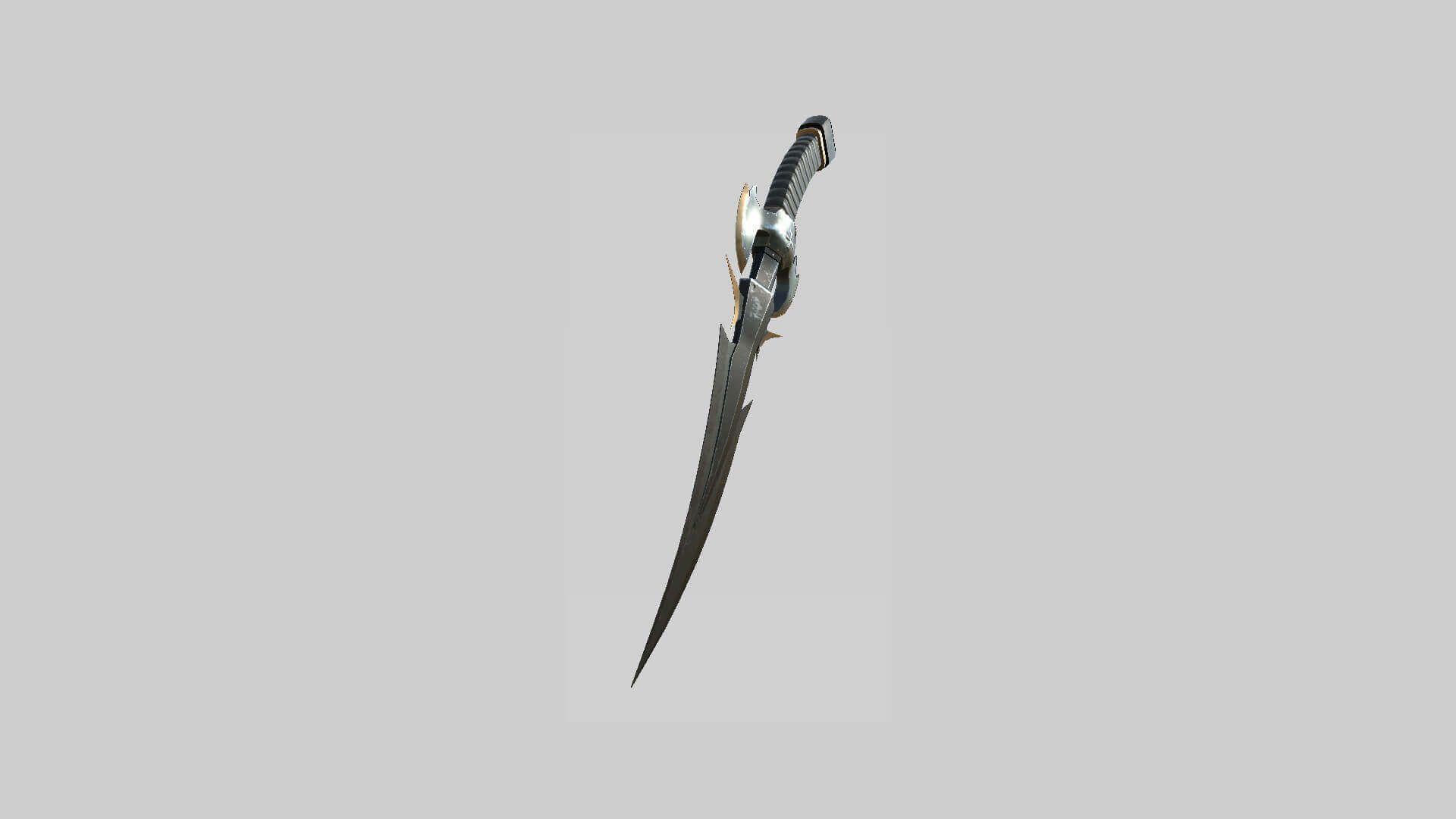 Medieval Dagger 01 - Dark 3D Model by gsommer