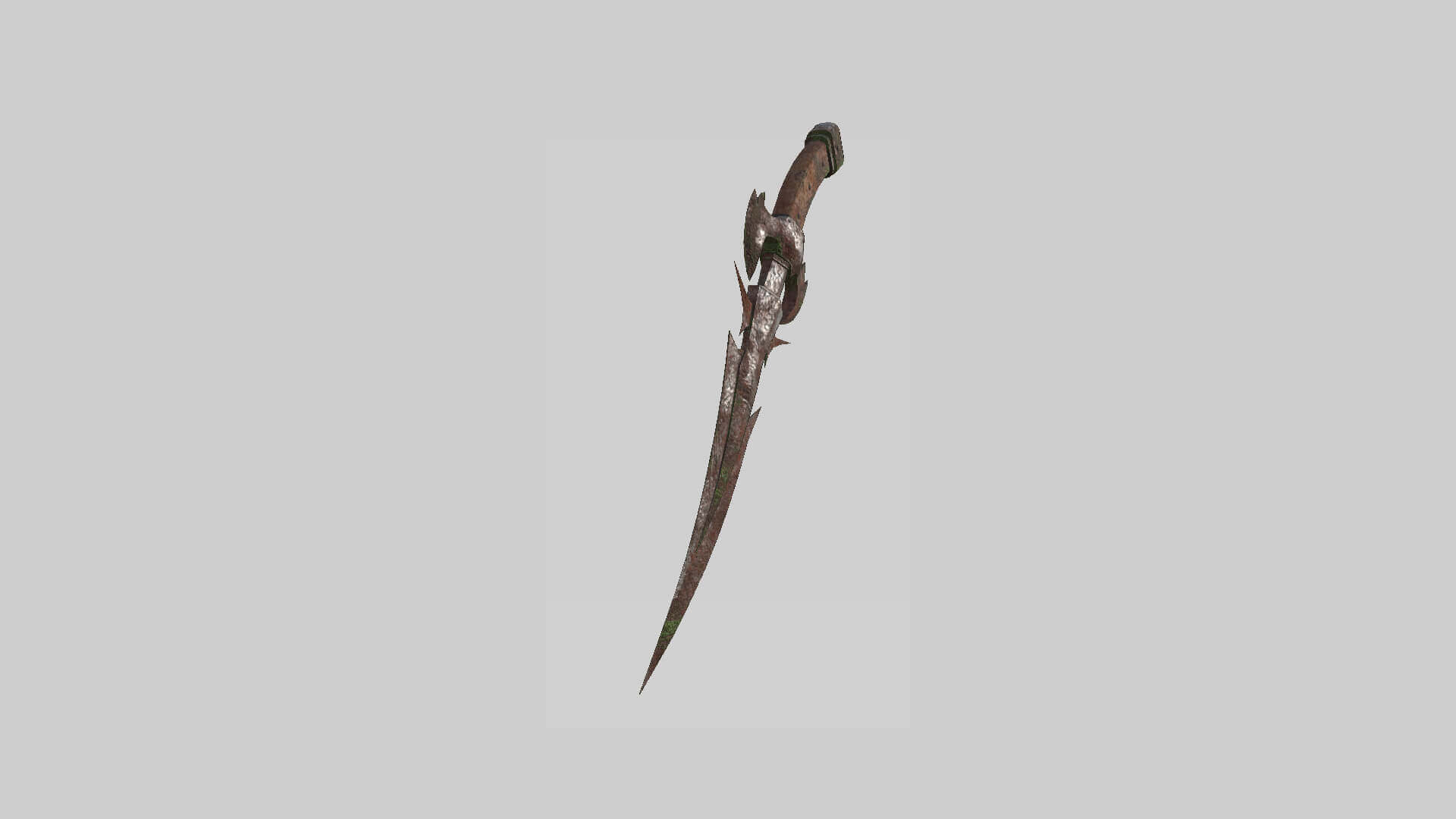 Medieval Dagger 04 - Destroyed 3D Model by gsommer