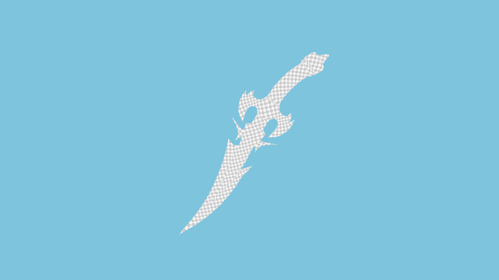 Medieval Dagger 05 - Ice 3D Model by gsommer
