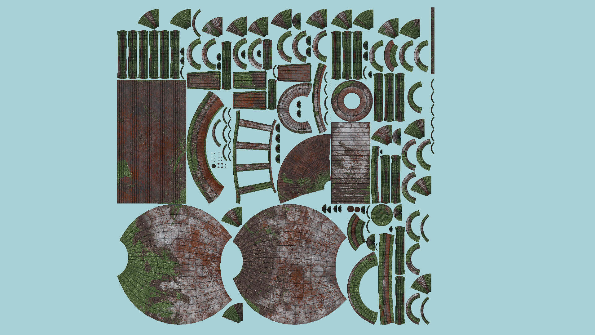 Medieval Flail Mace 01 - Earth Elemental 3D Model by gsommer