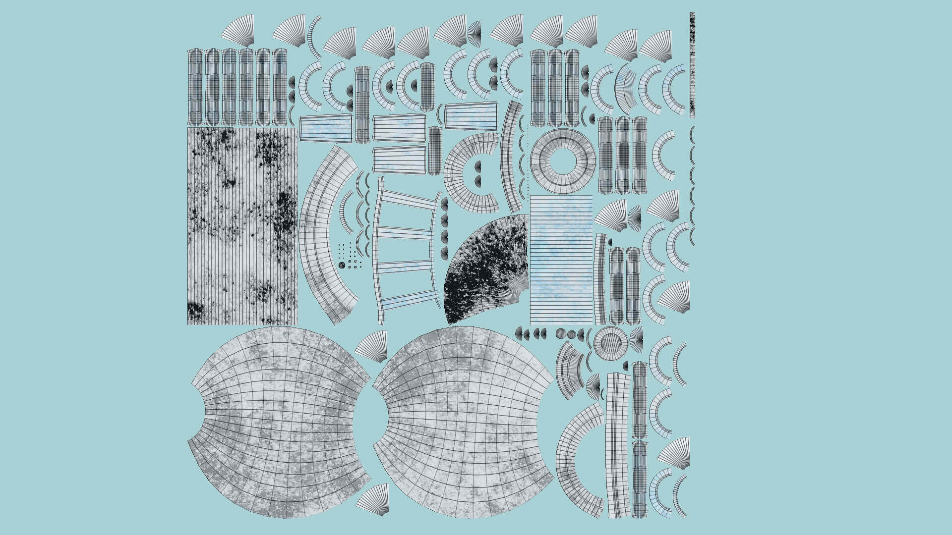 Medieval Flail Mace 05 - Frost 3D Model by gsommer