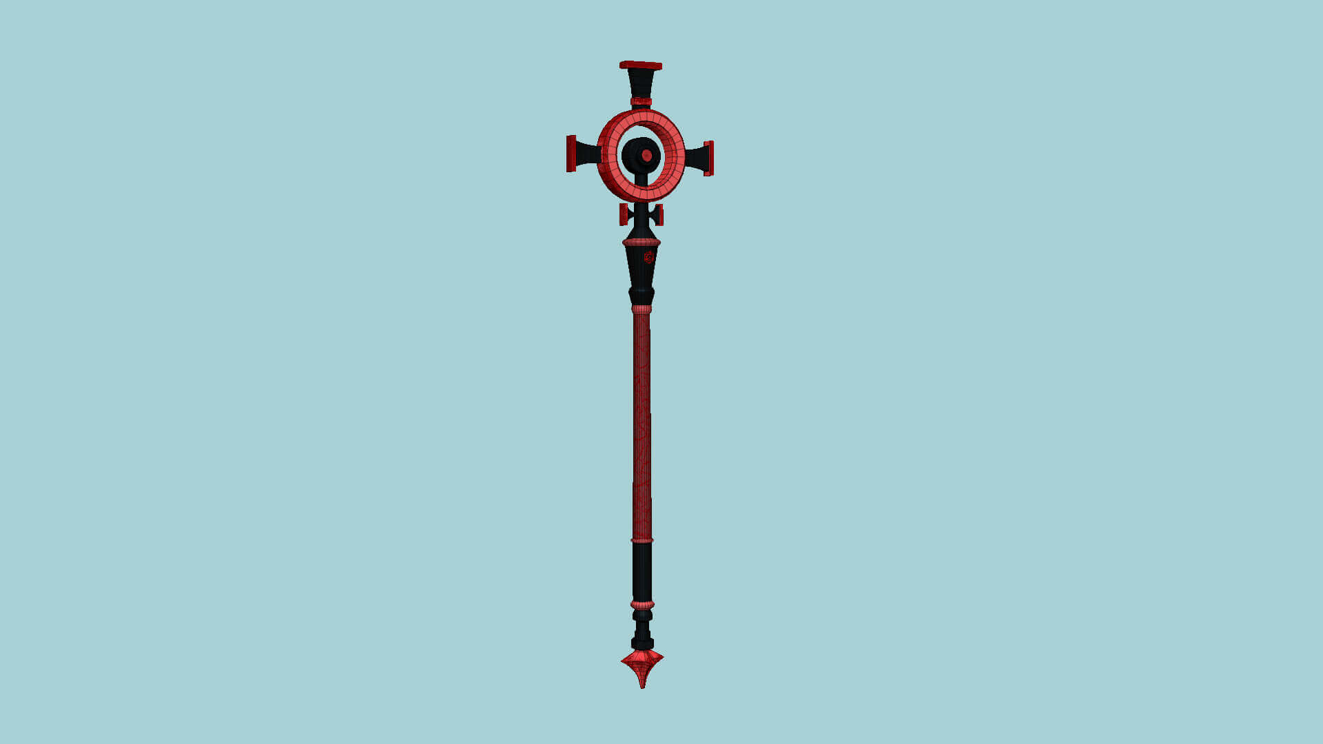 Medieval Mage Staff Model B 08 - Death by gsommer