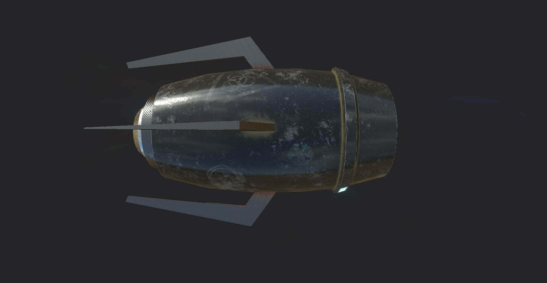 Mega Buster Bomb 02 - Black 3D Model by gsommer