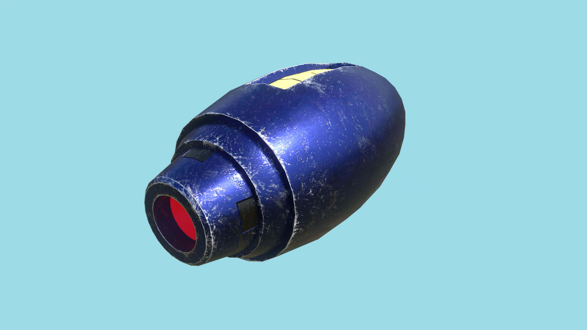 Mega Buster Bomb 04 - Megaman 3D Model by gsommer