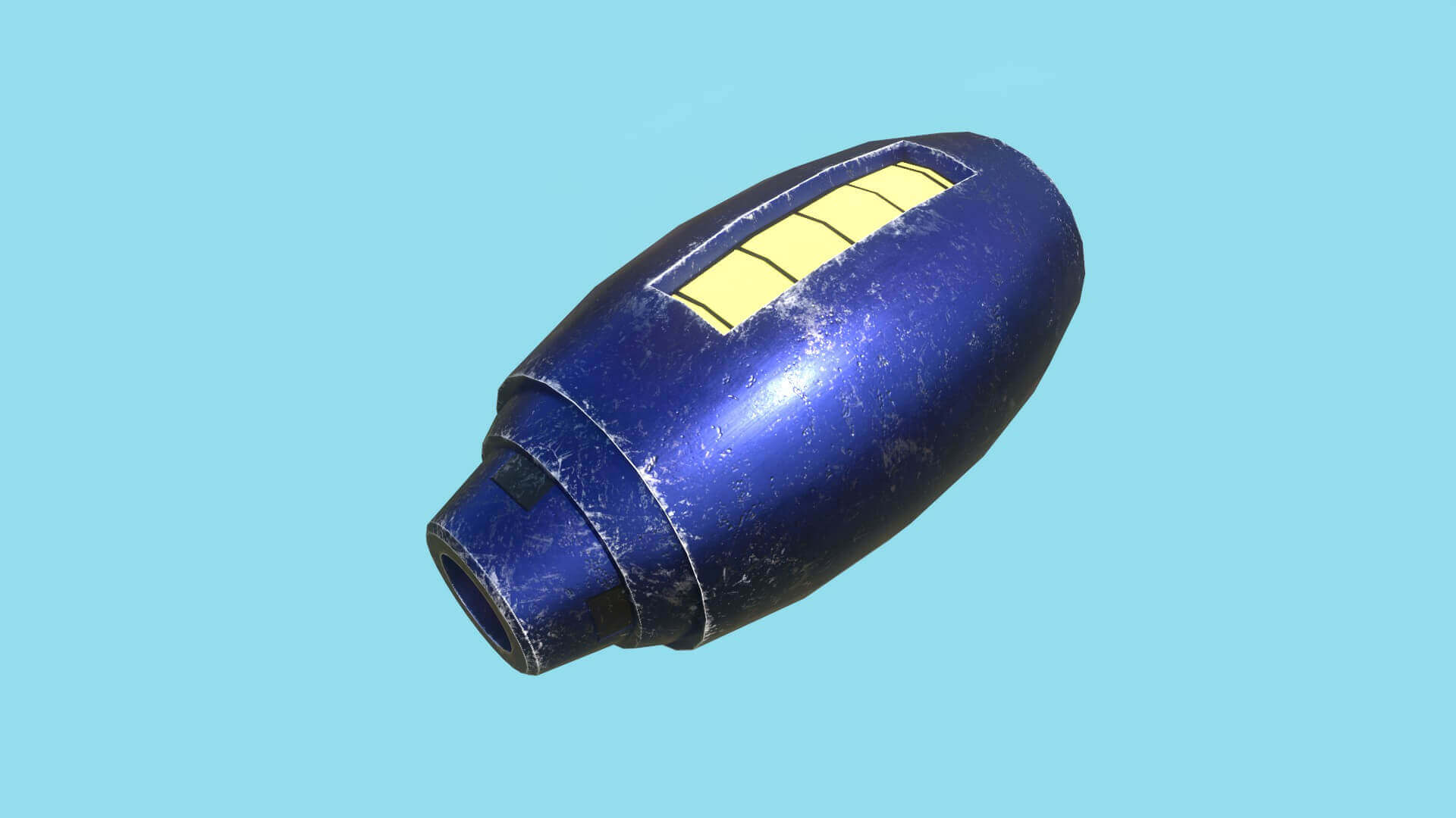 Mega Buster Bomb 04 - Megaman 3D Model by gsommer