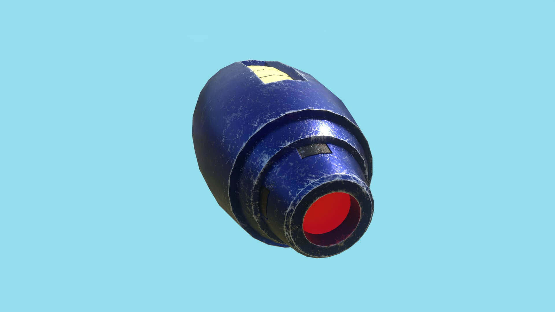 Mega Buster Bomb 04 - Megaman 3D Model by gsommer