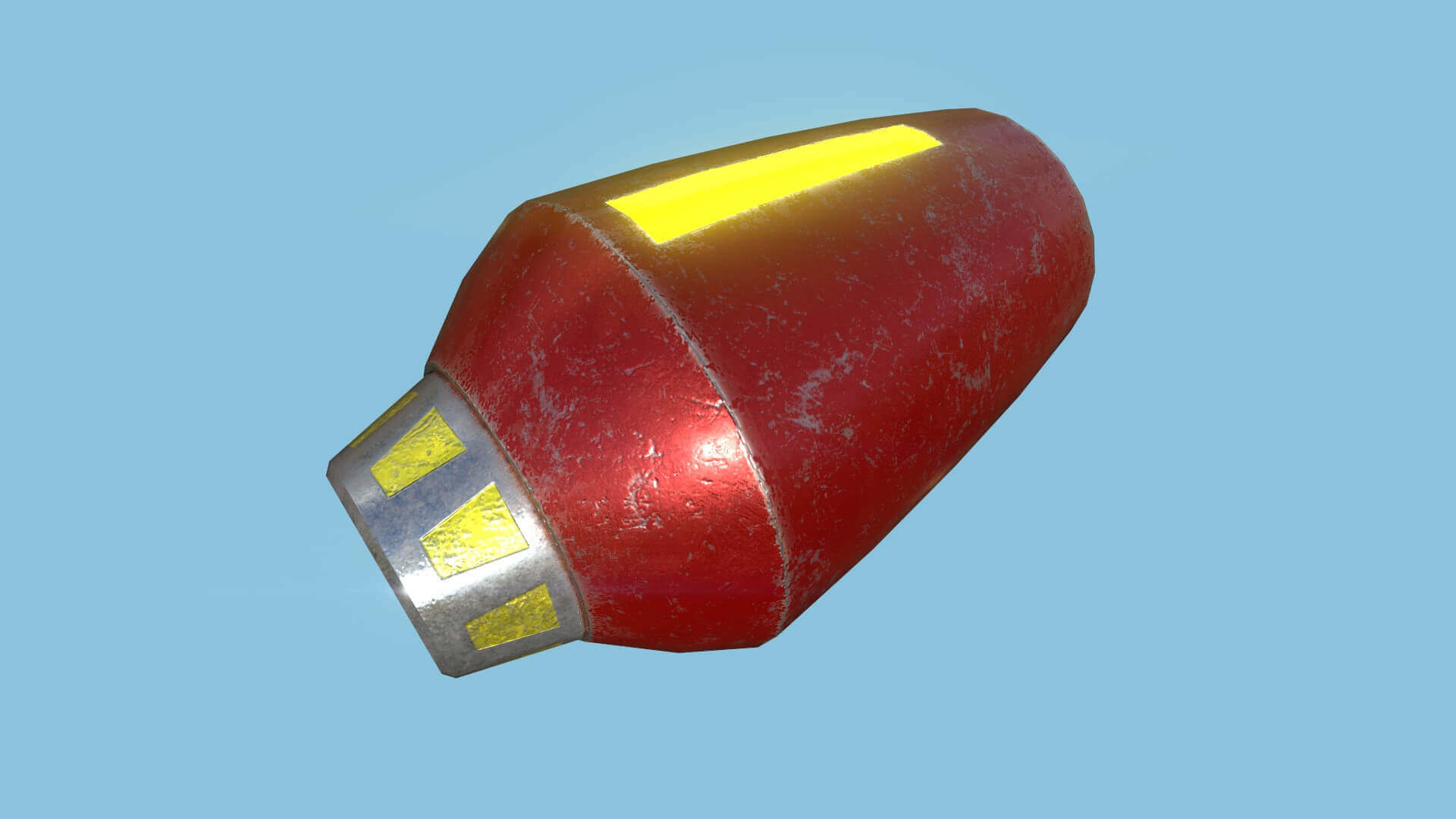 Mega Buster Bomb 05 - Protoman 3D Model by gsommer