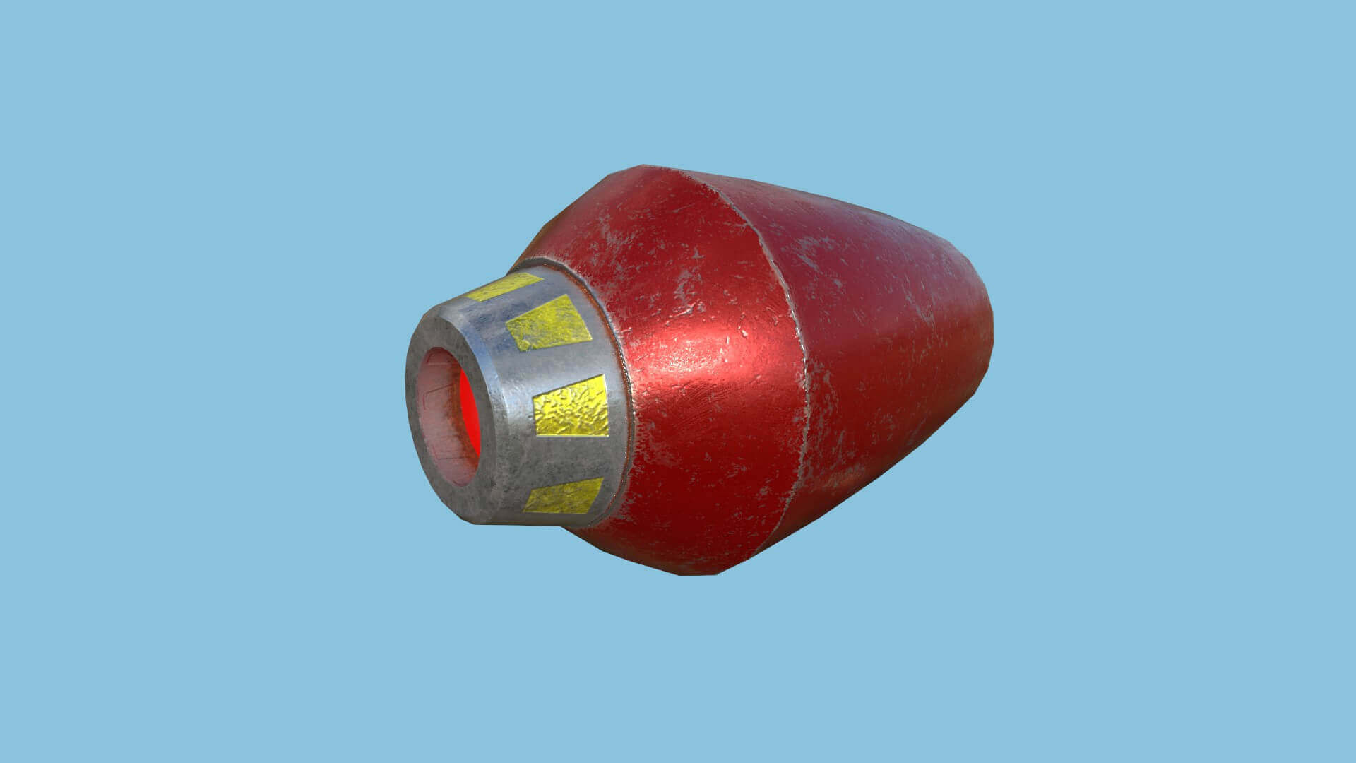 Mega Buster Bomb 05 - Protoman 3D Model by gsommer