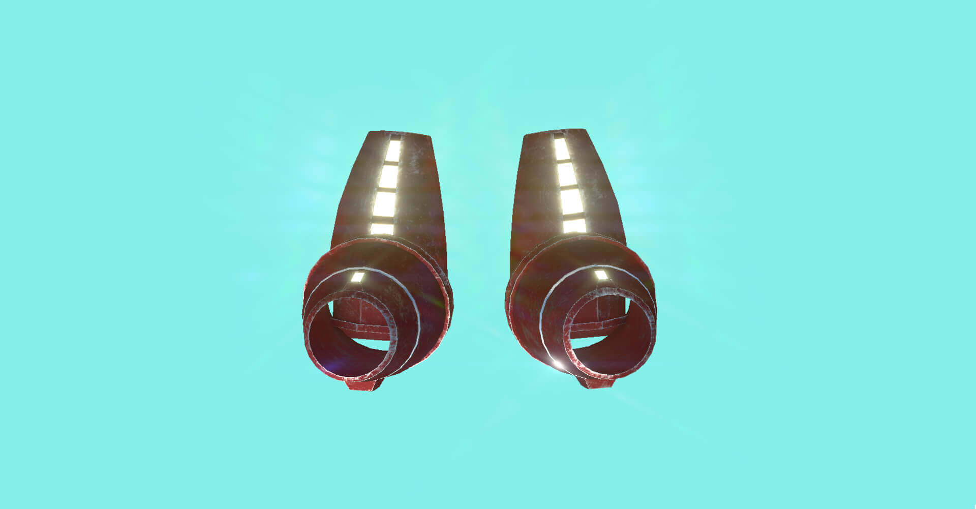 Megaman Boot 01 - Red 3D Model by gsommer