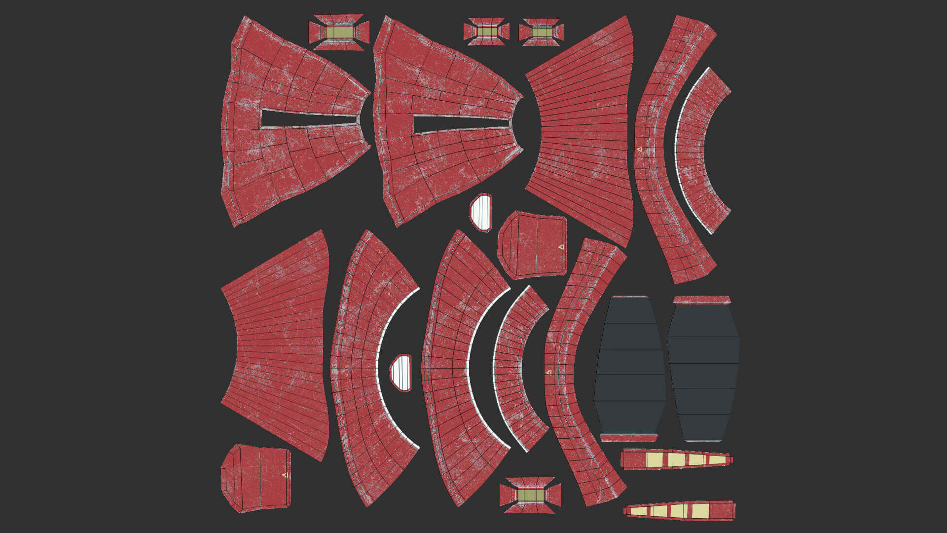 Megaman Boot 01 - Red 3D Model by gsommer