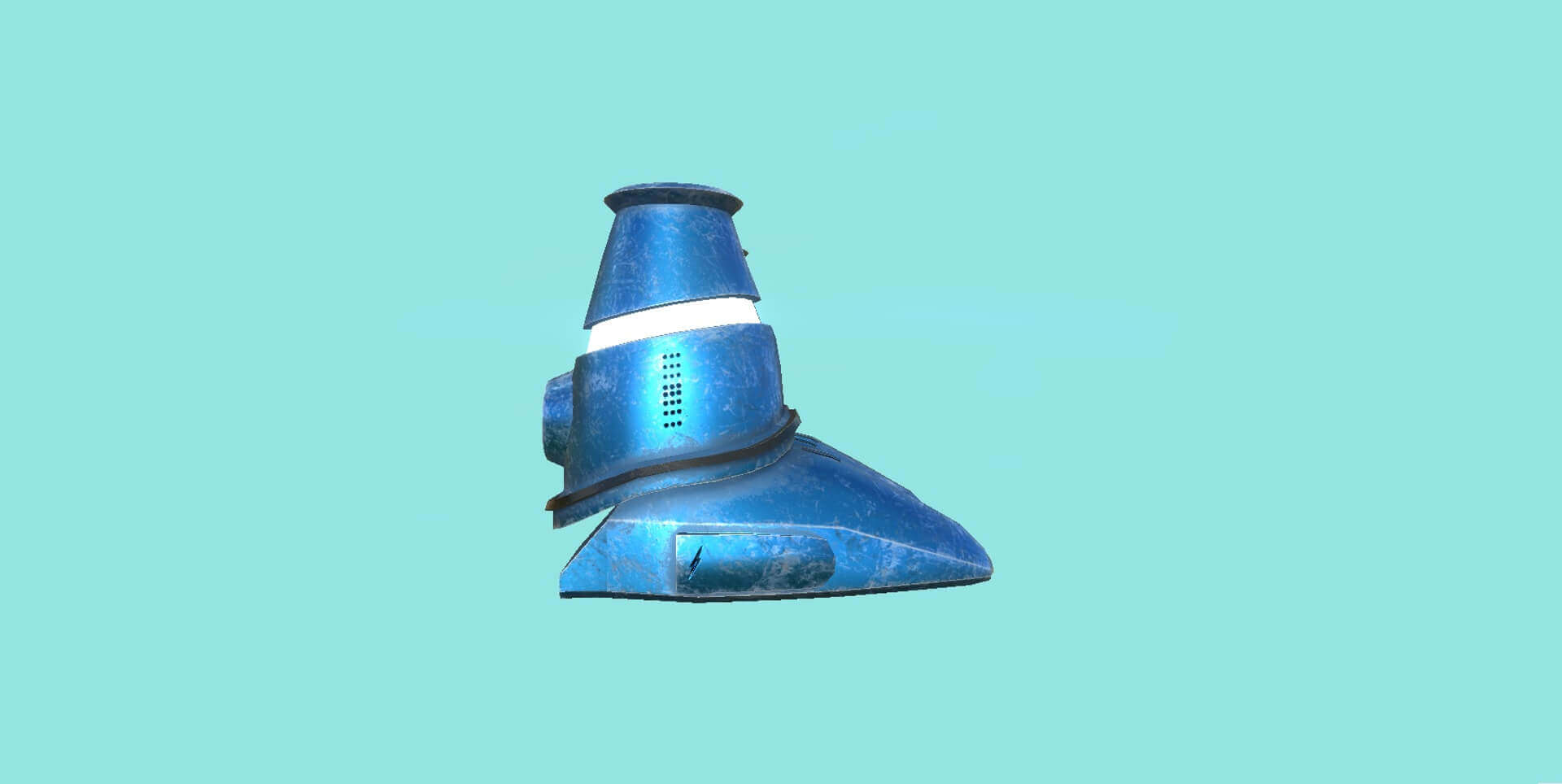 Megaman Boot 02 - Blue 3D Model by gsommer