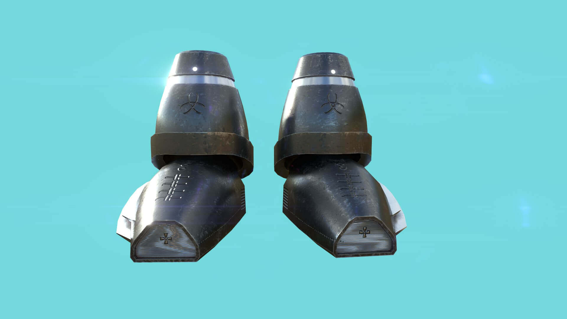 Megaman Boot 03 - Grey 3D Model by gsommer