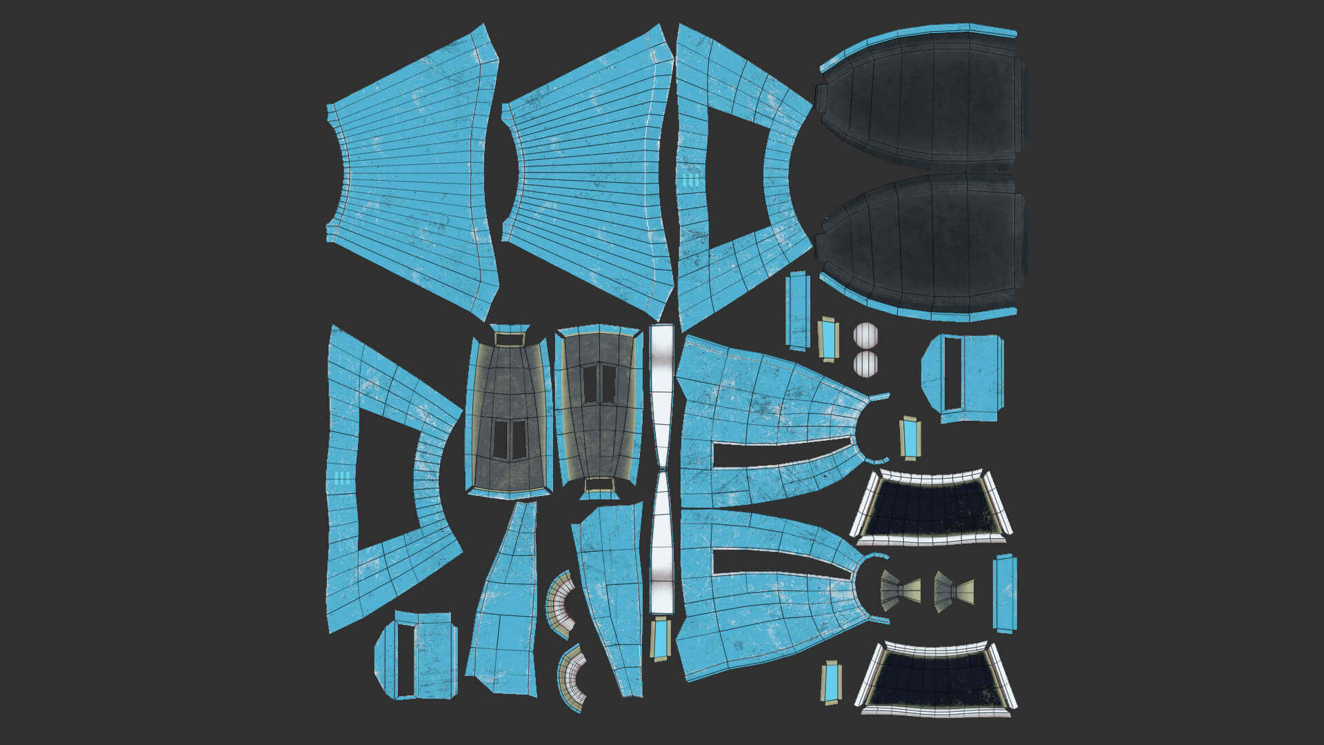 Megaman Boot 04 - Light Blue 3D Model by gsommer