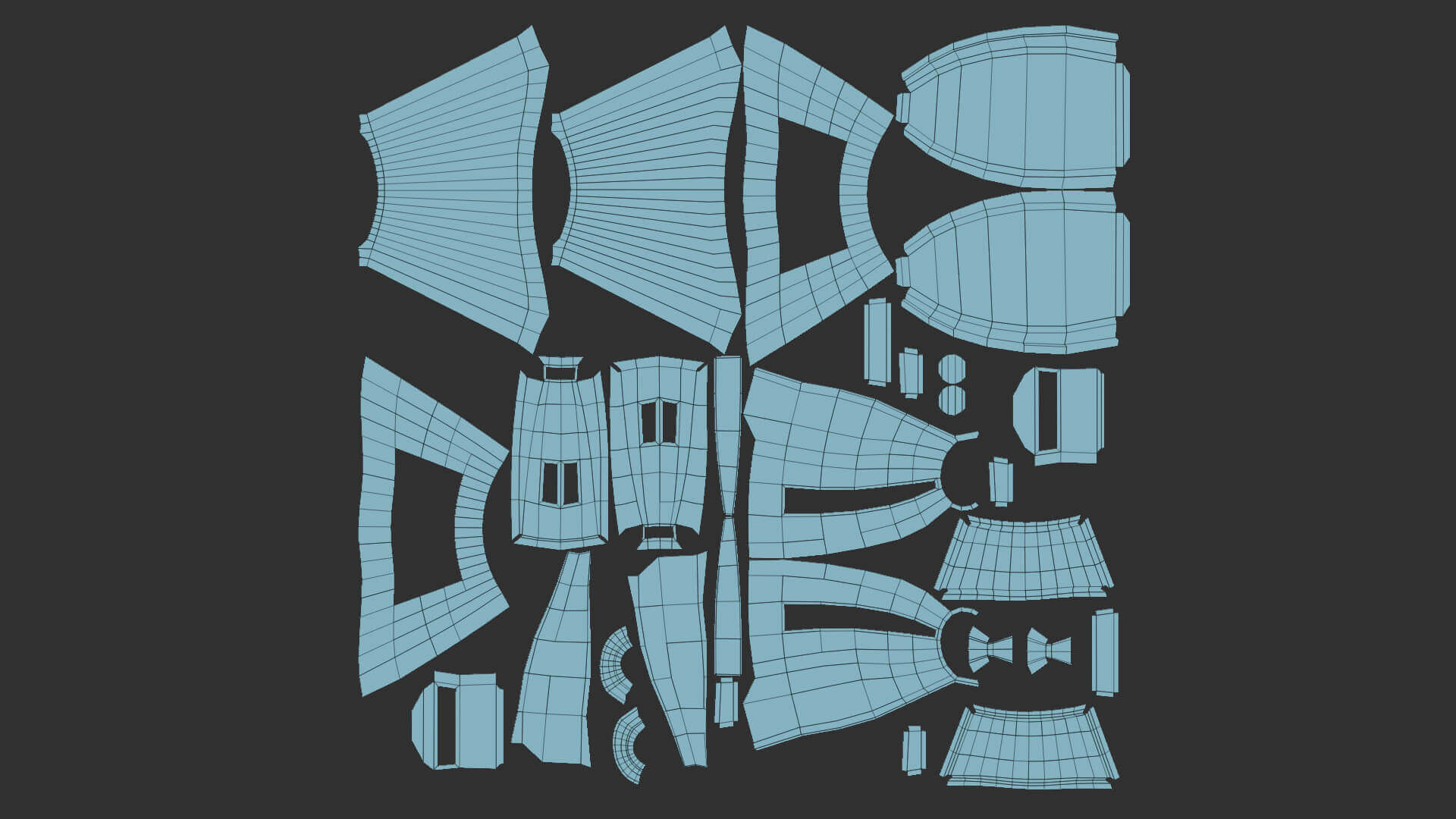 Megaman Boot 04 - Light Blue 3D Model by gsommer