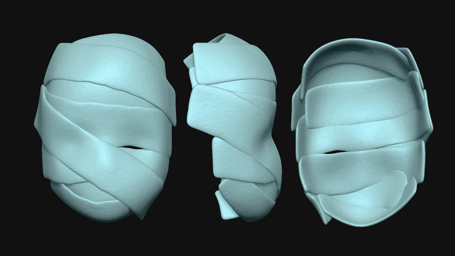 Mummy Mask - 3D Model by gsommer