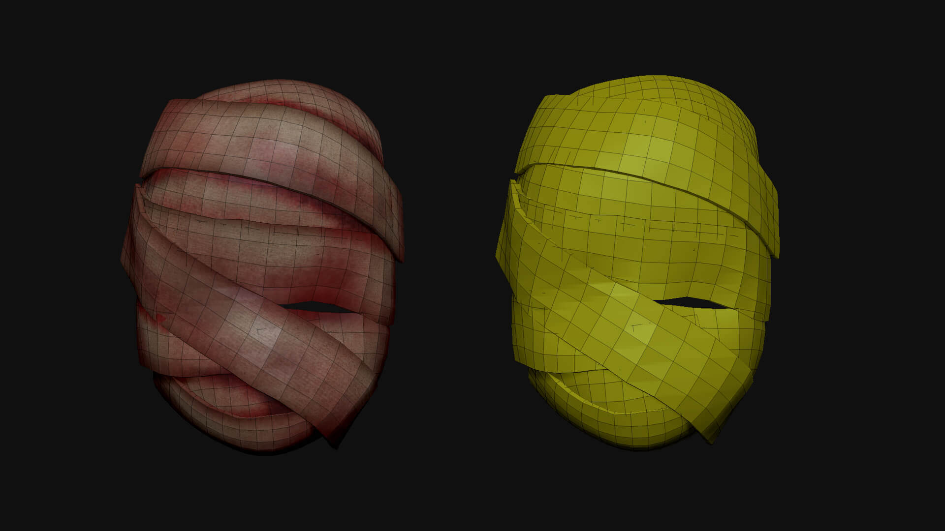Mummy Mask - 3D Model by gsommer
