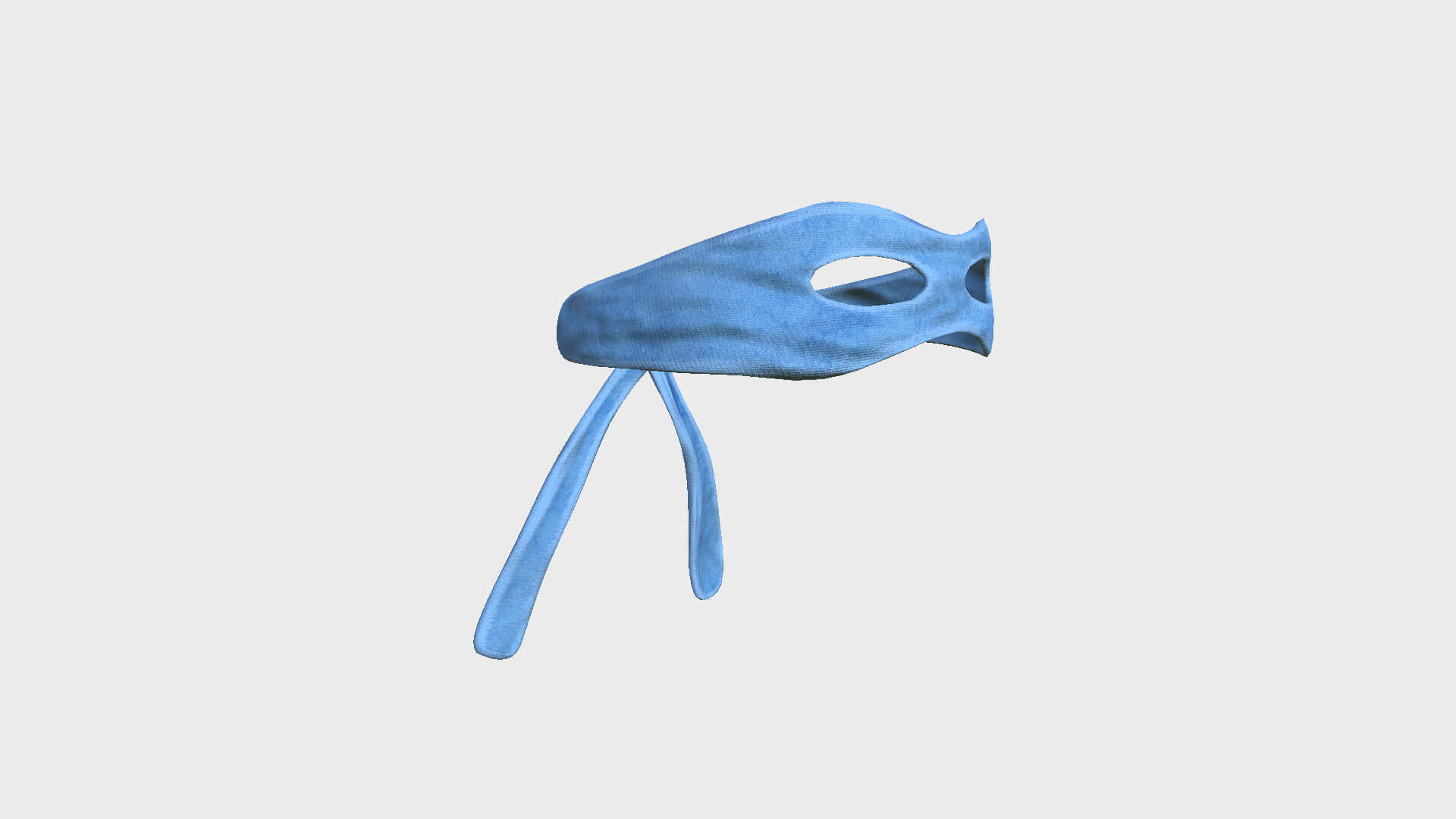 Ninja Turtle Mask 01 - Blue 3D Model by gsommer