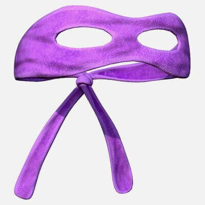 Ninja Turtle Mask 04 - Purple 3D Model by gsommer