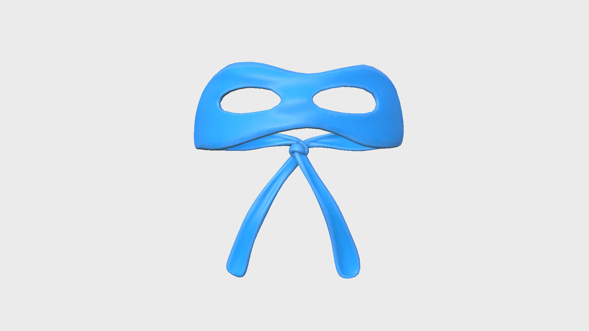 Ninja Turtle Mask 05 - Blue Cartoon 3D Model by gsommer