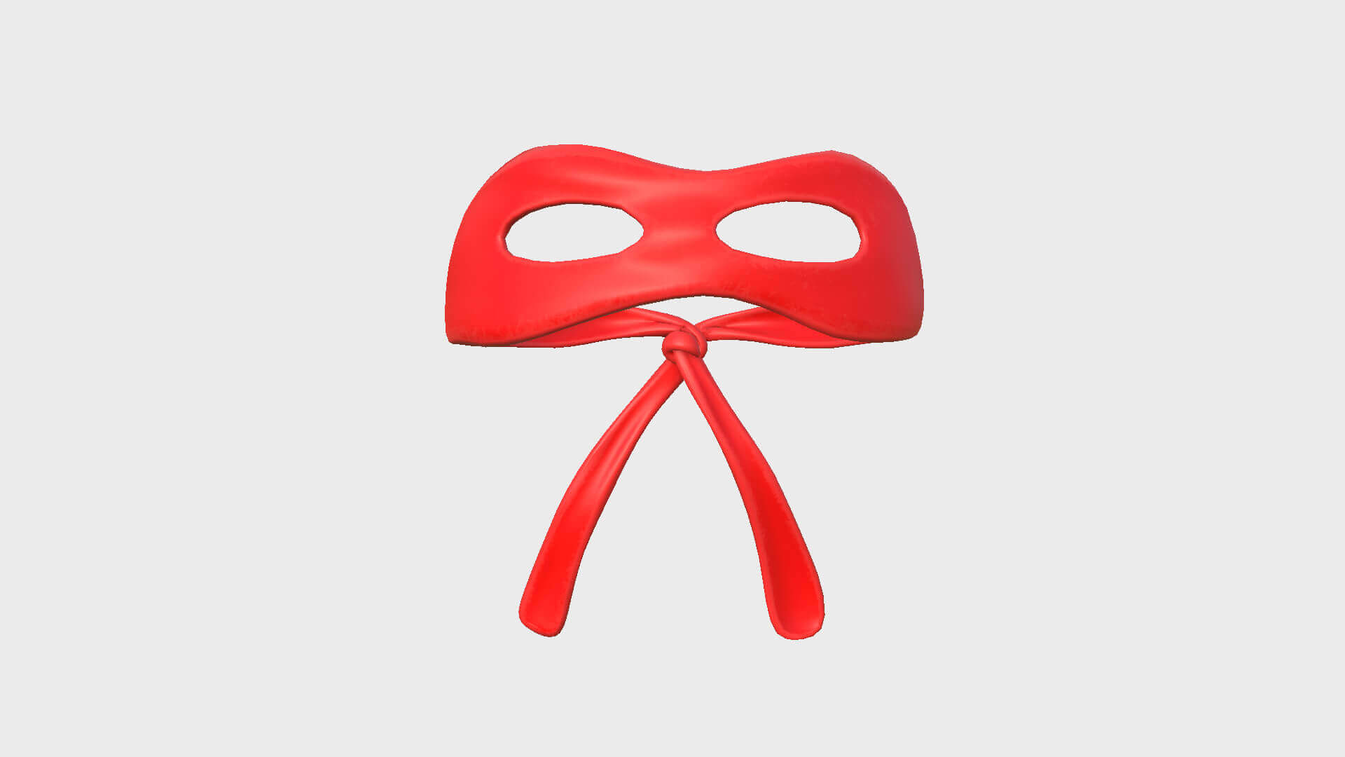 Ninja Turtle Mask 07 - Red Cartoon 3D Model by gsommer