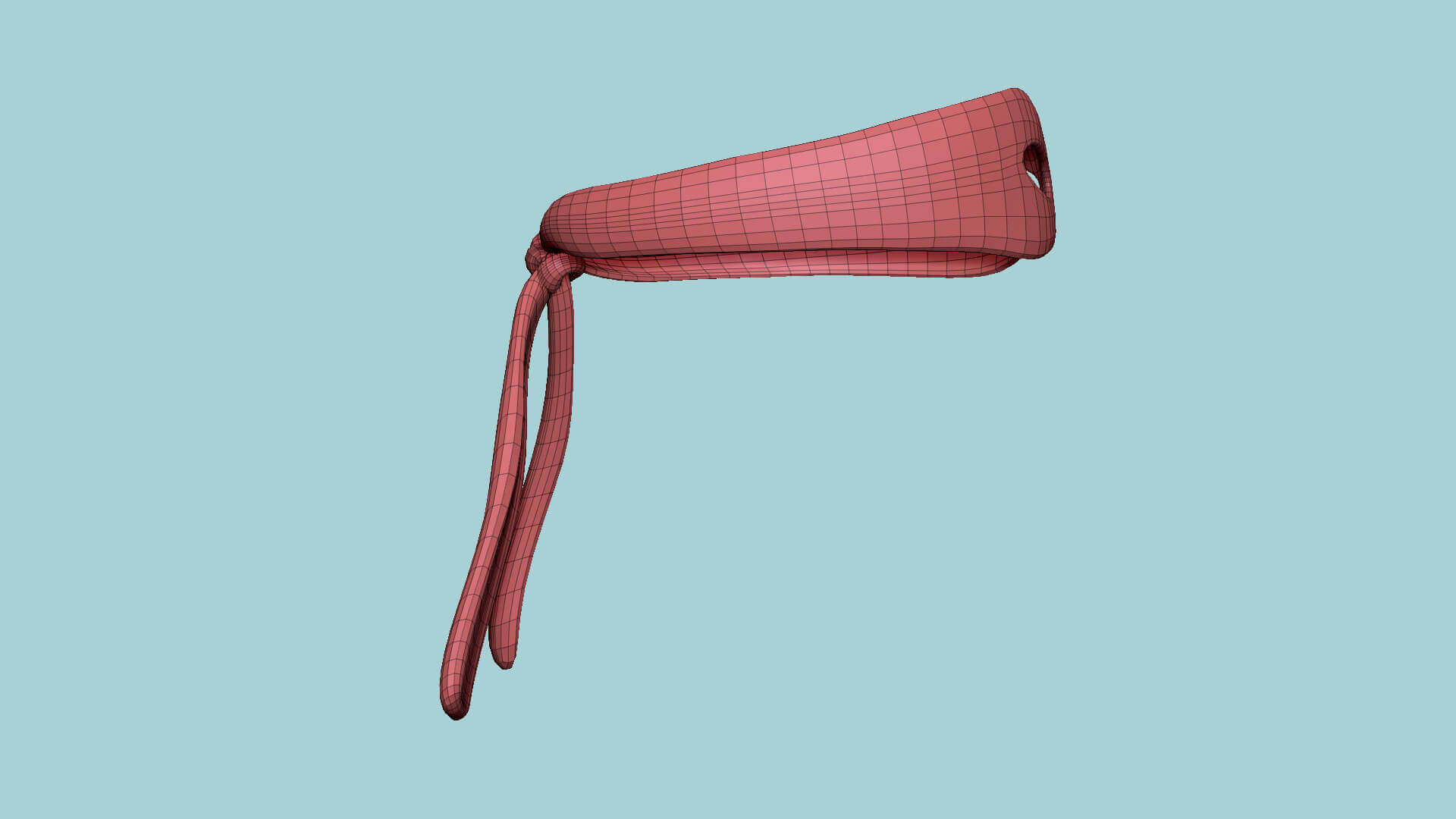 Ninja Turtle Mask 08 - Purple Cartoon 3D Model by gsommer