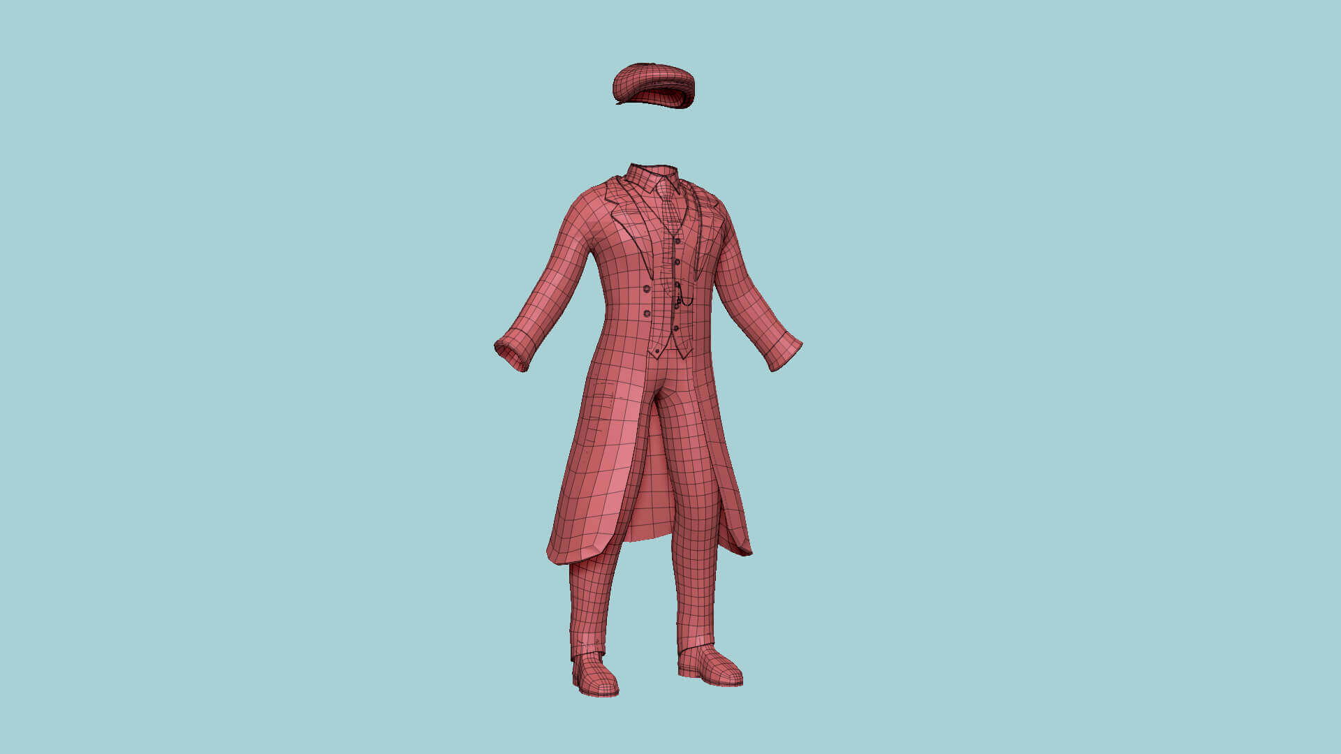 Peaky Blinders Outfit 05 - Light Brown 3D Model by gsommer
