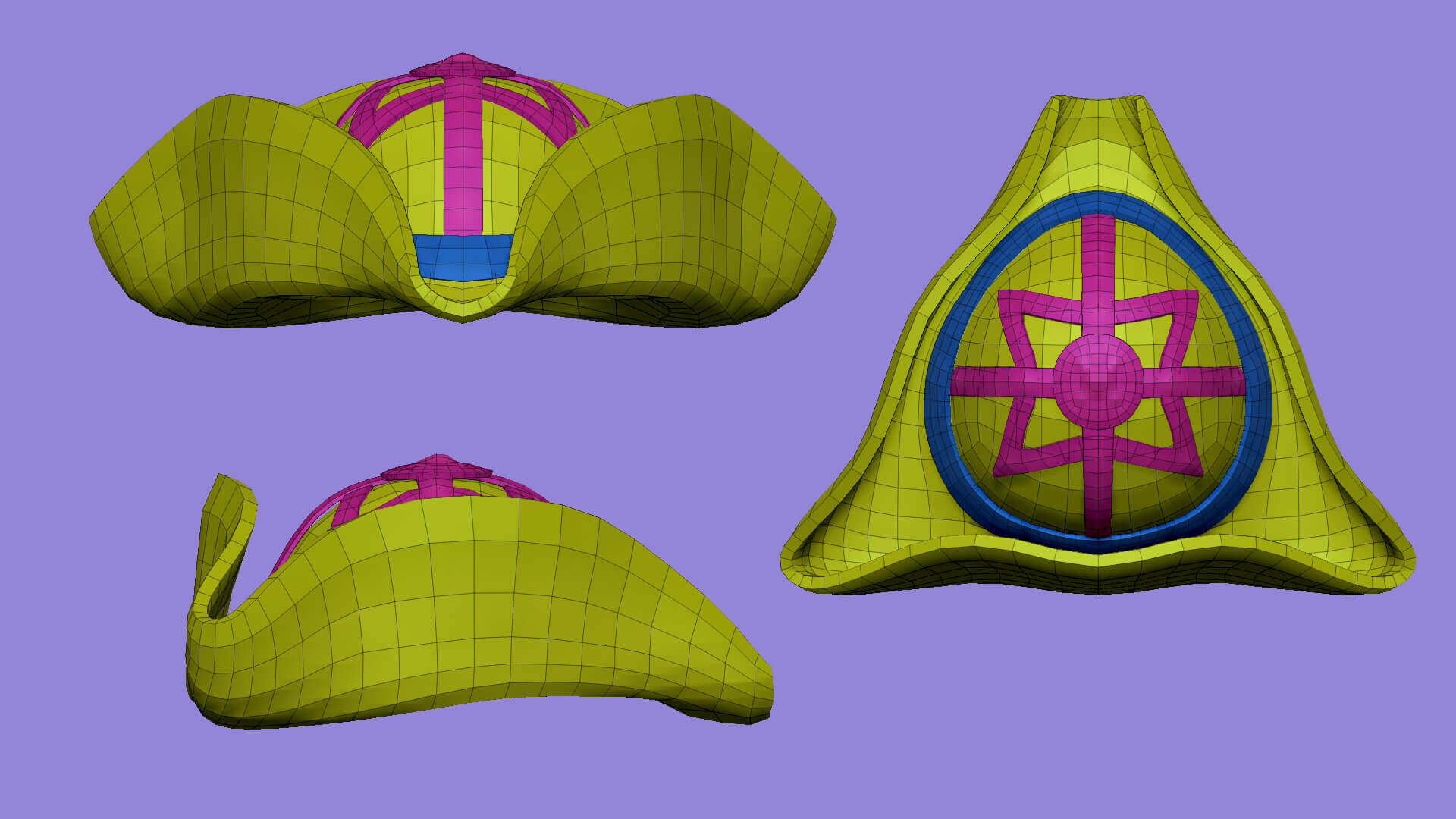 Pirate Hat 03 - Blackbeard Hat 3D Model by gsommer