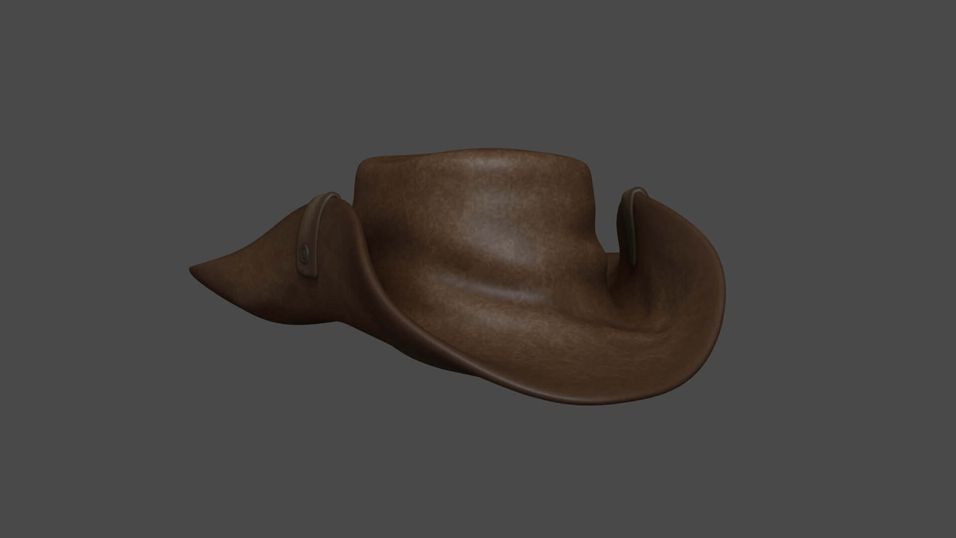 Pirate Hat 09 - Folded Pirate Hat 3D Model by gsommer