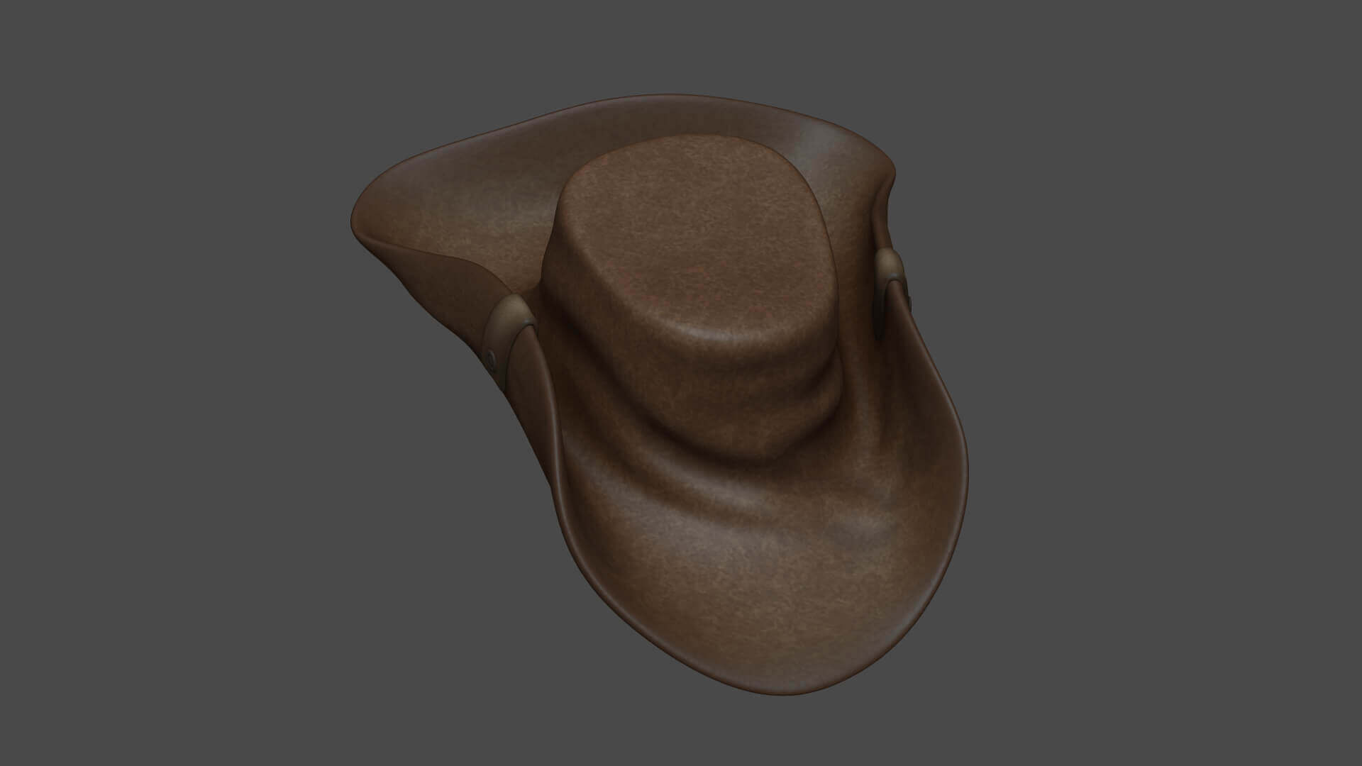 Pirate Hat 09 - Folded Pirate Hat 3D Model by gsommer