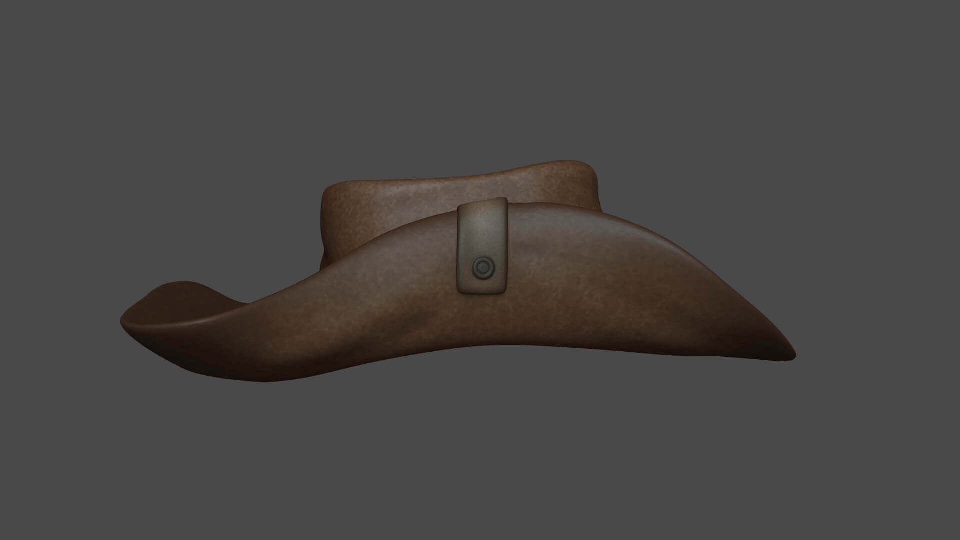 Pirate Hat 09 - Folded Pirate Hat 3D Model by gsommer