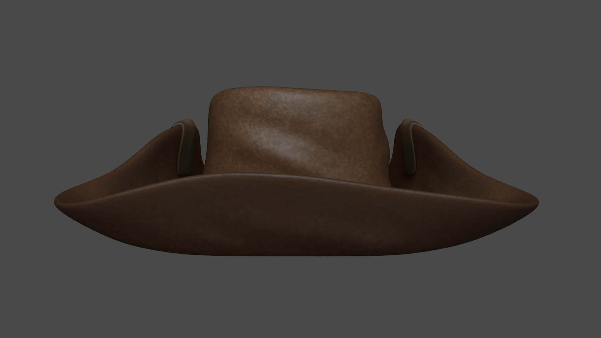 Pirate Hat 09 - Folded Pirate Hat 3D Model by gsommer
