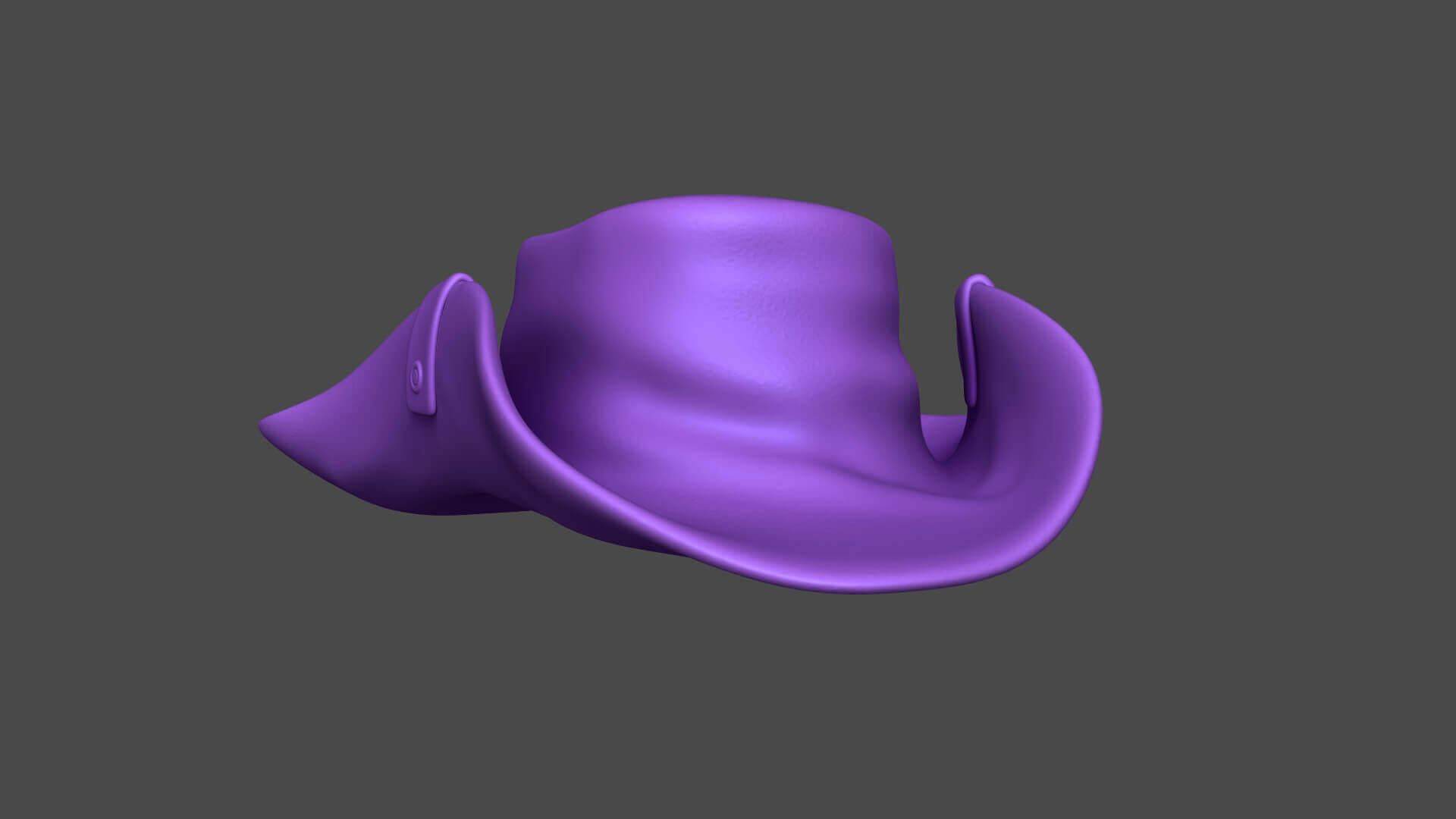 Pirate Hat 09 - Folded Pirate Hat 3D Model by gsommer