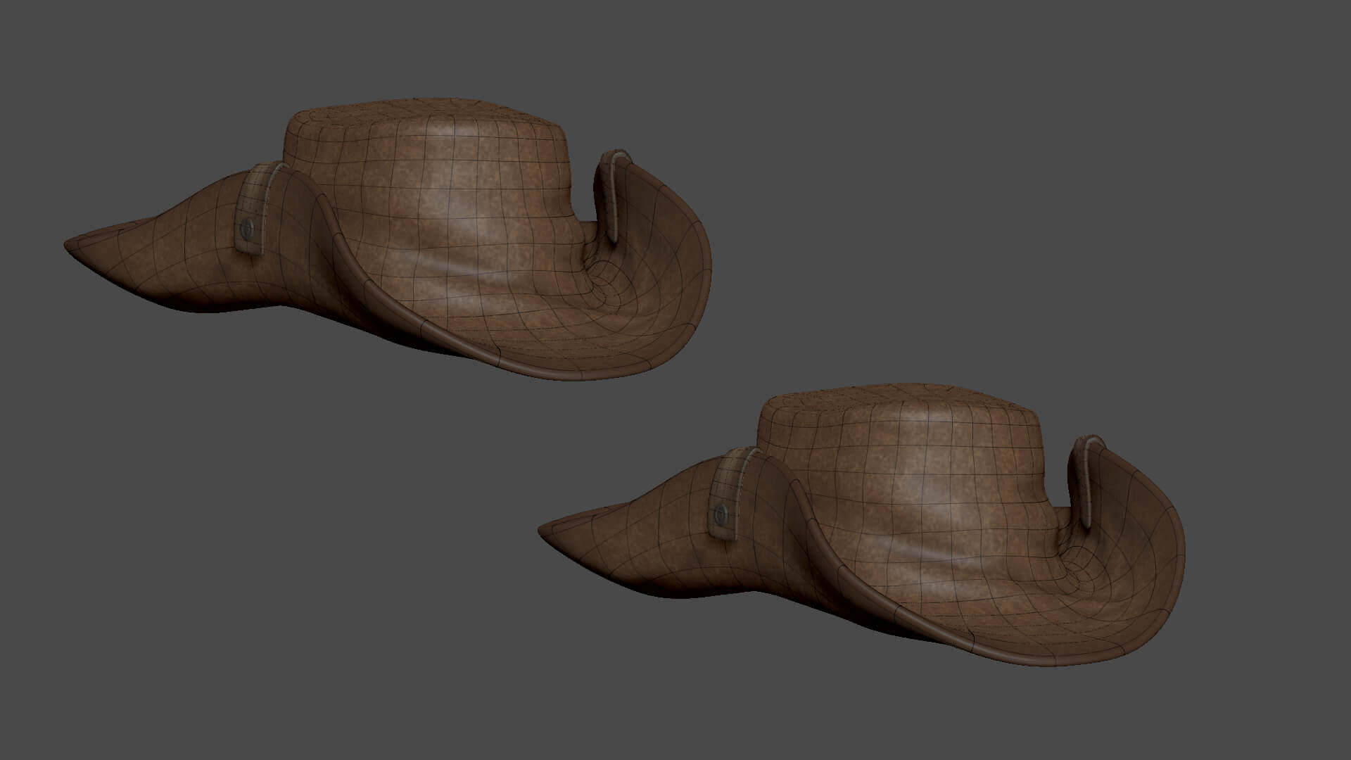 Pirate Hat 09 - Folded Pirate Hat 3D Model by gsommer