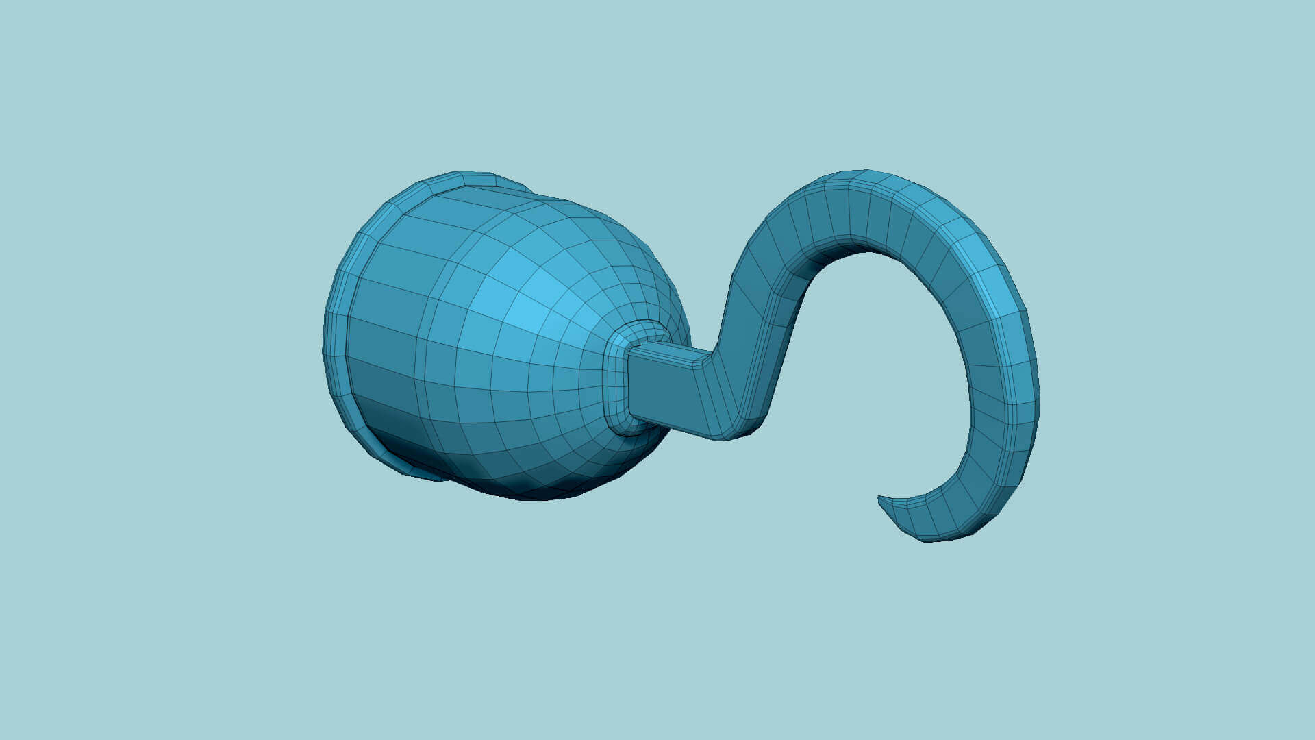 Pirate Hook 01 - Wooden Luxury 3D Model by gsommer