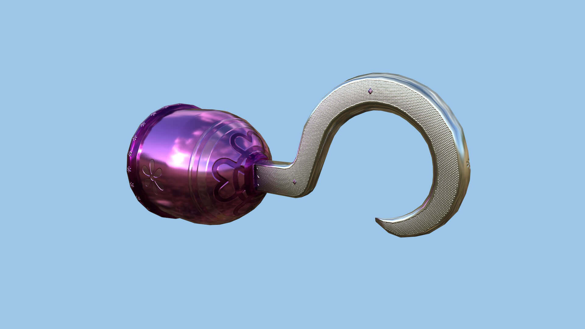 Pirate Hook 08 - Pink Girl 3D Model by gsommer