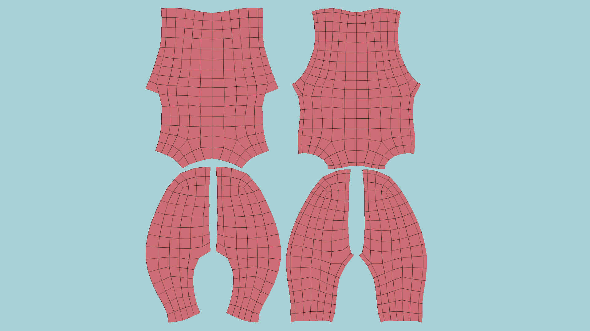 Pirate Vest 03 - Leather Rust 3D Model by gsommer