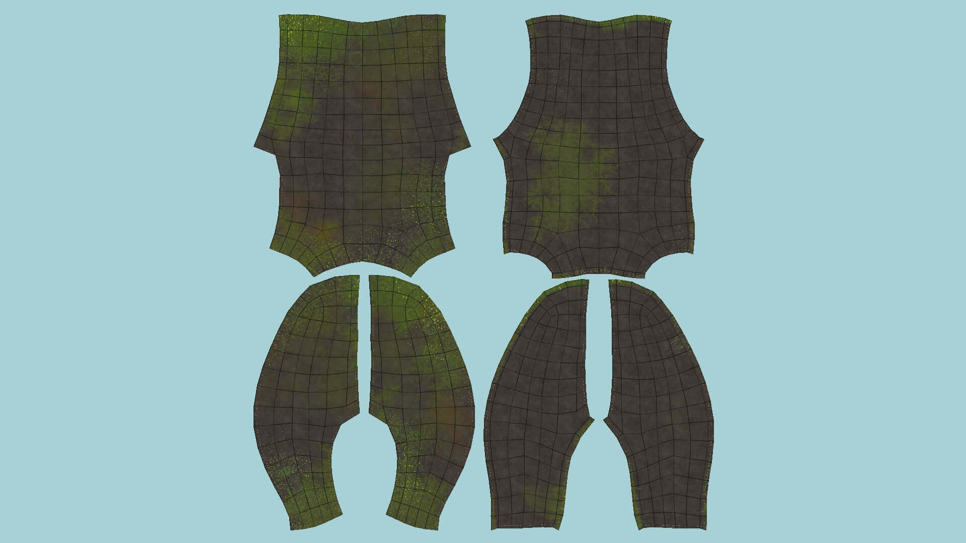 Pirate Vest 09 - Flying Dutchman Crew 3D Model by gsommer