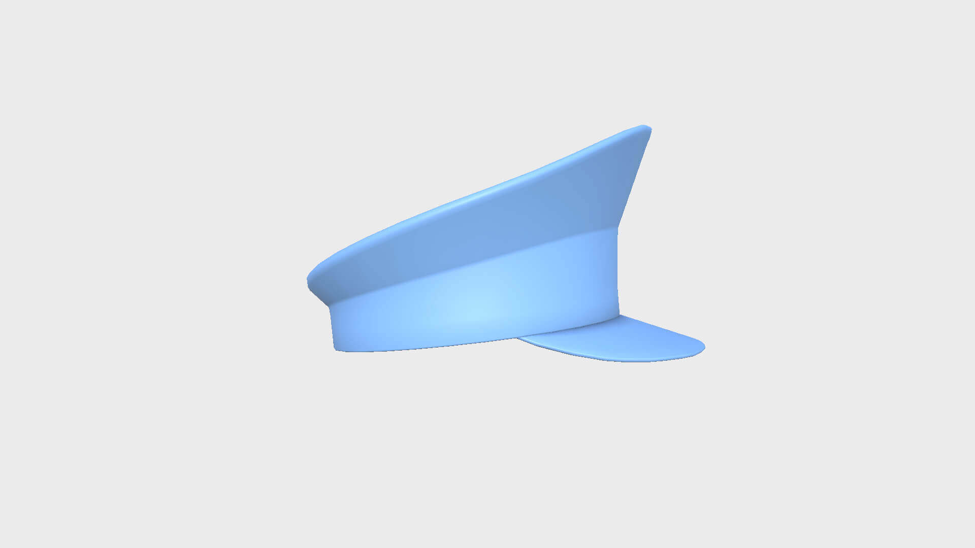 Police Cap 08 - Digital Camouflage 3D Model by gsommer