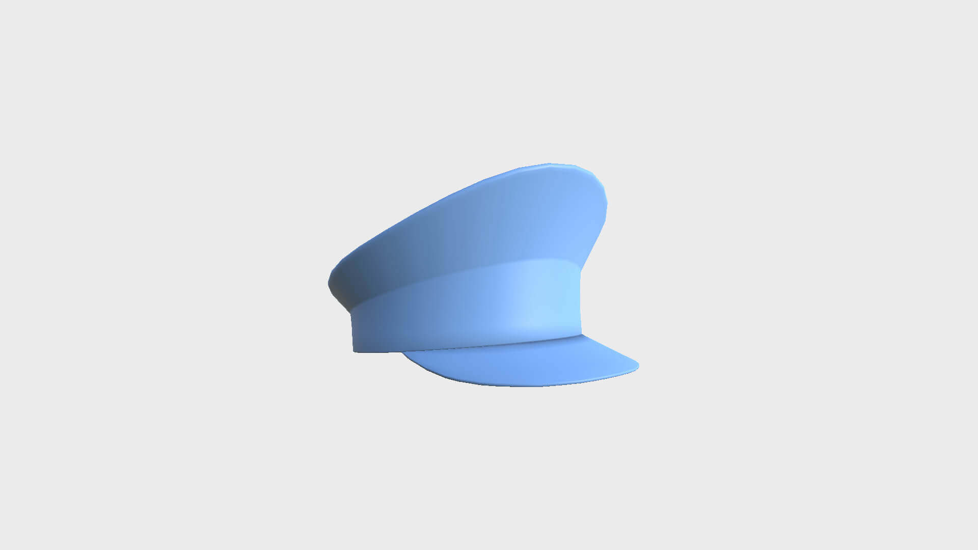 Police Cap 08 - Digital Camouflage 3D Model by gsommer